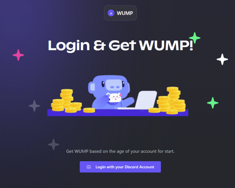 【エアドロップ】Discord連携だけの簡単エアドロWUMPを怪しさ満点だがやってみよう！ - 一般村人の小遣い稼ぎ